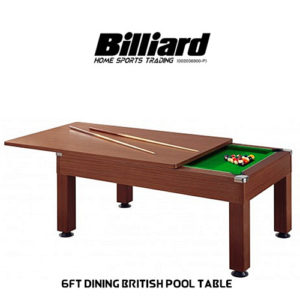 6ft Dining British Pool Table – Billiard