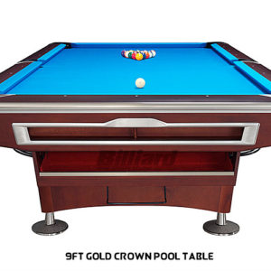 9ft GOLD CROWN Pool Table – Billiard